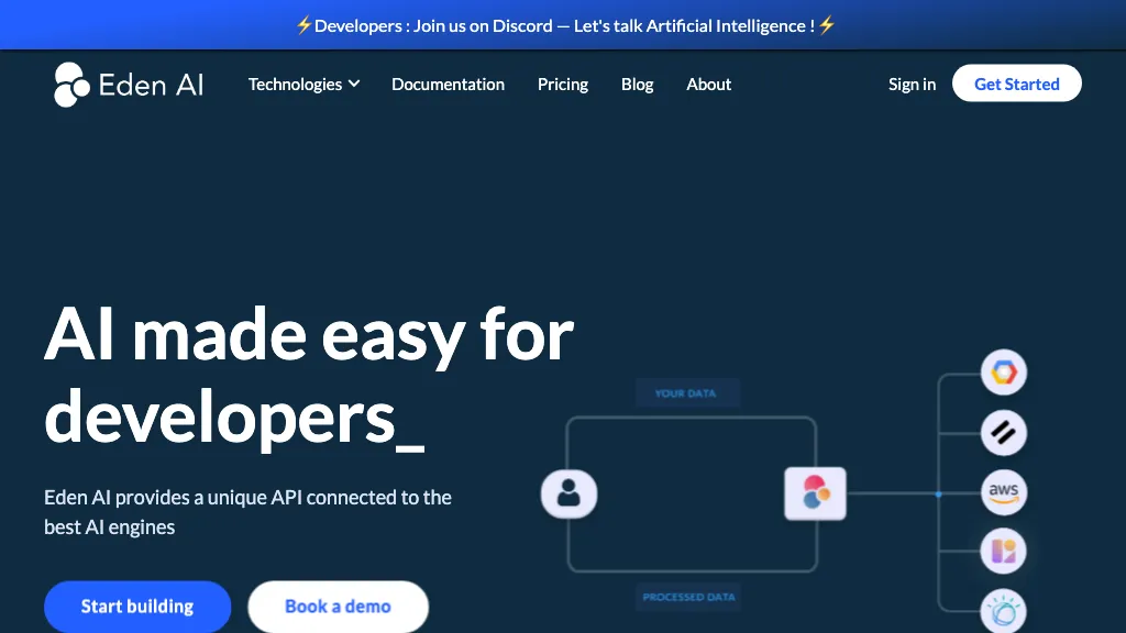 Eden AI and Alternatives - FutureToolsWeekly.io Eden AI and Alternatives - FutureToolsWeekly.io